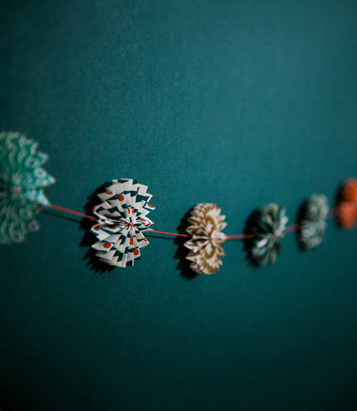 OLA - Papercraft Kit - Paper Rosette Garland - LAST ONE | Campbell Cole